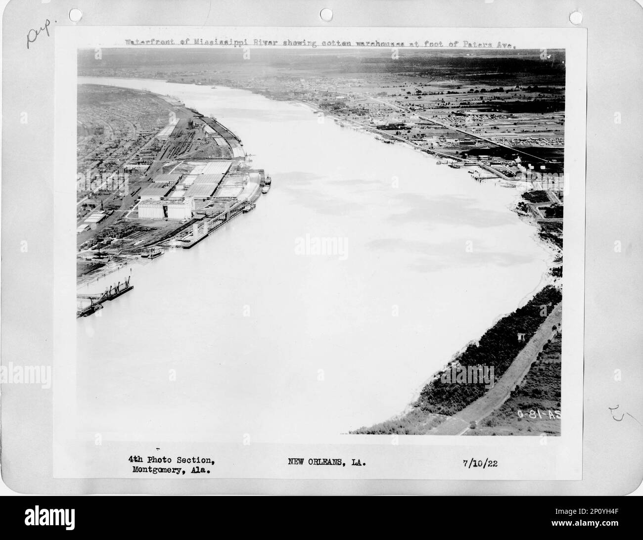 Louisiana - New Orleans, Aerial Photograph Stock Photo - Alamy