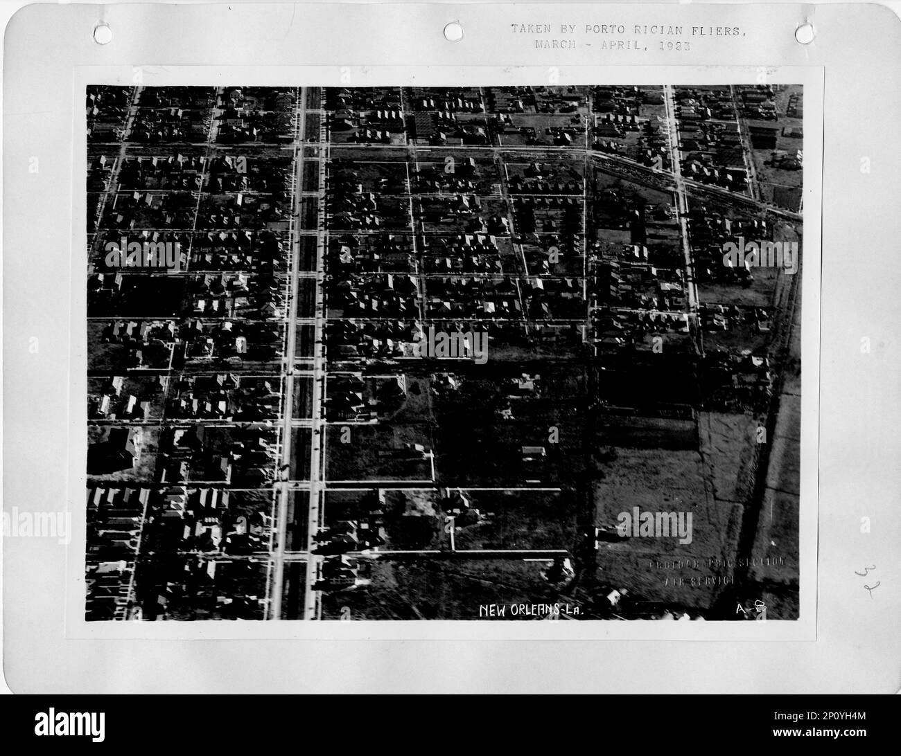 Louisiana - New Orleans, Aerial Photograph Stock Photo - Alamy