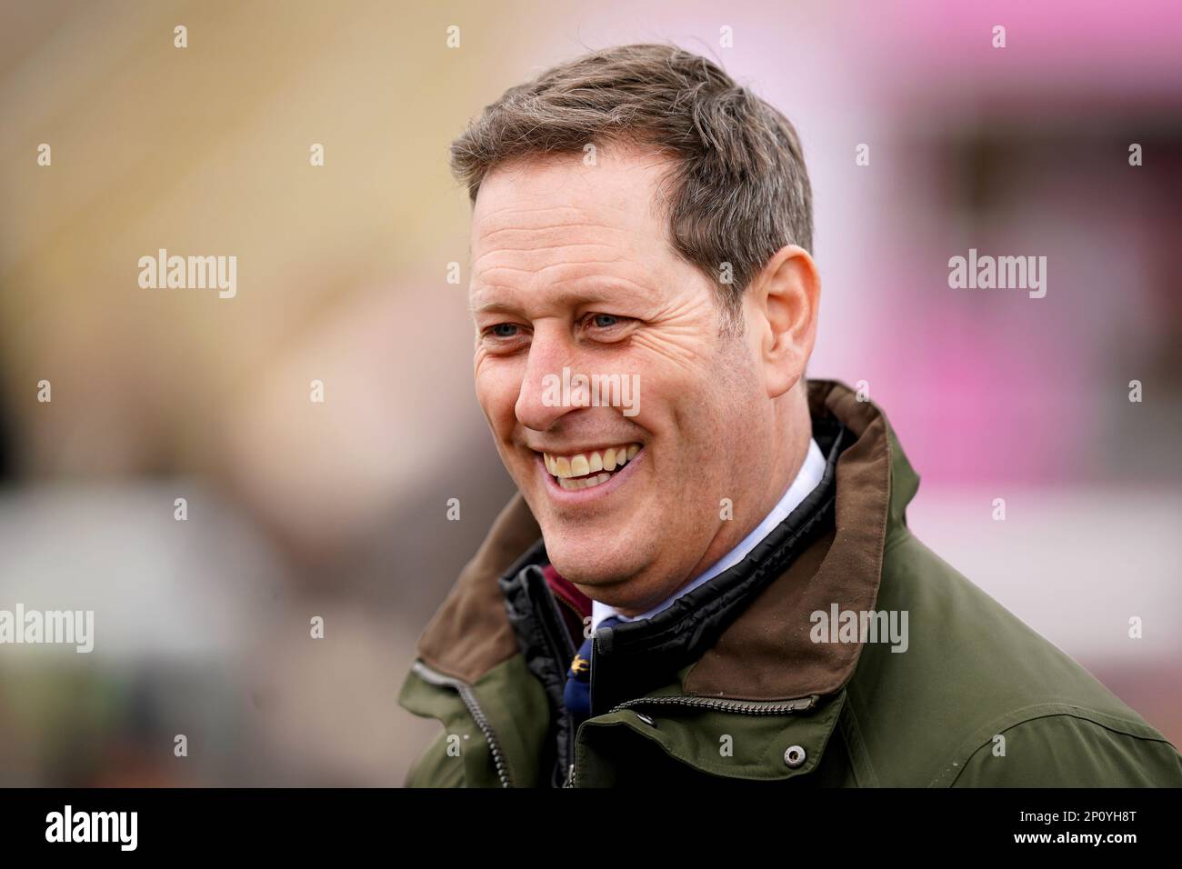 Trainer Charlie Longsdon at Doncaster Racecourse. Picture date: Friday ...