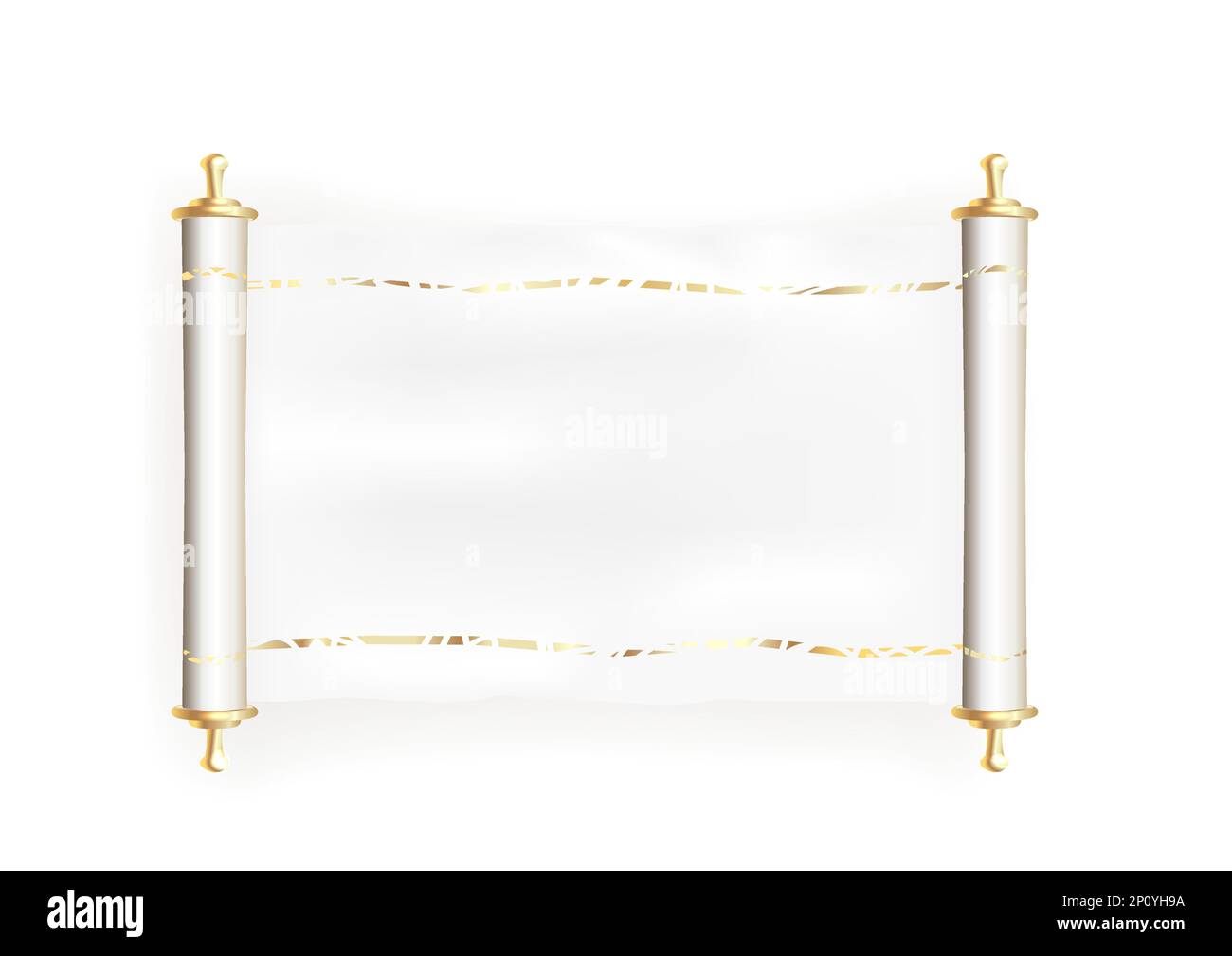 Ancient scroll illustration with place for your text Stock Vector Image ...