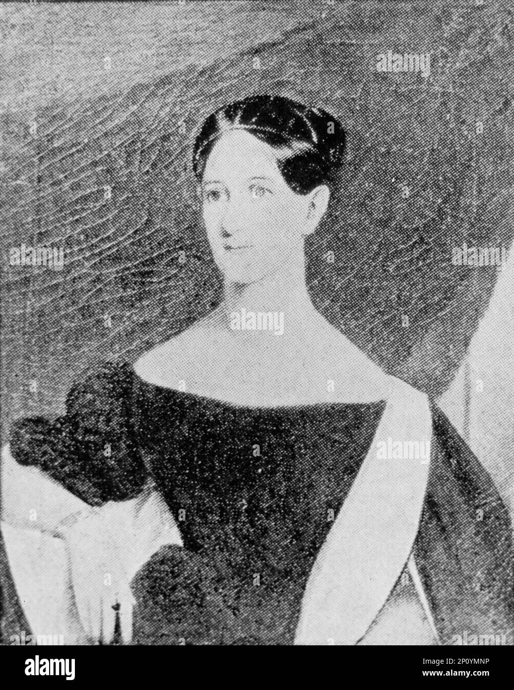 Sarah Yorke, c1833, (1913). Daughter-in-law of US President Andrew Jackson, served as White ...