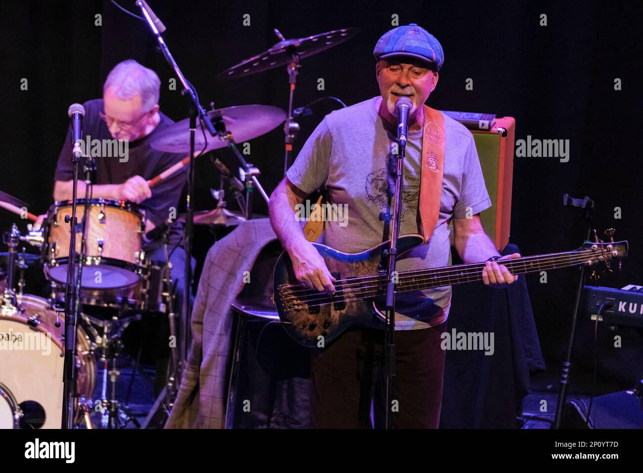 Dave Mattacks and Dave Pegg of Fairport Convention performing at the ...