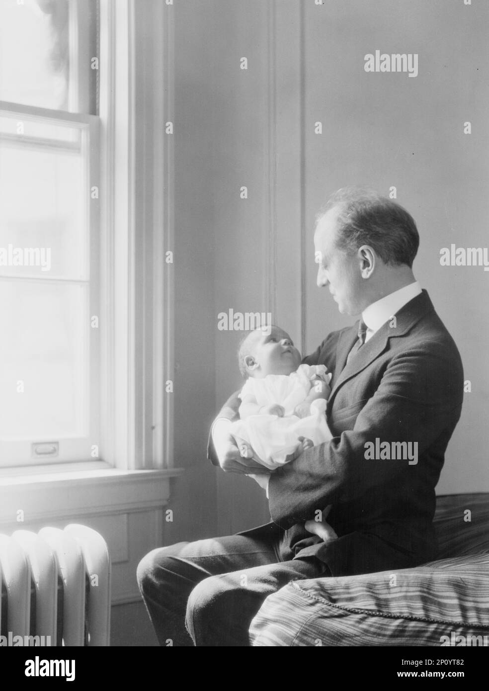 Kennerley, Mr., and Norman baby, portrait photograph, 1925 July 22 ...