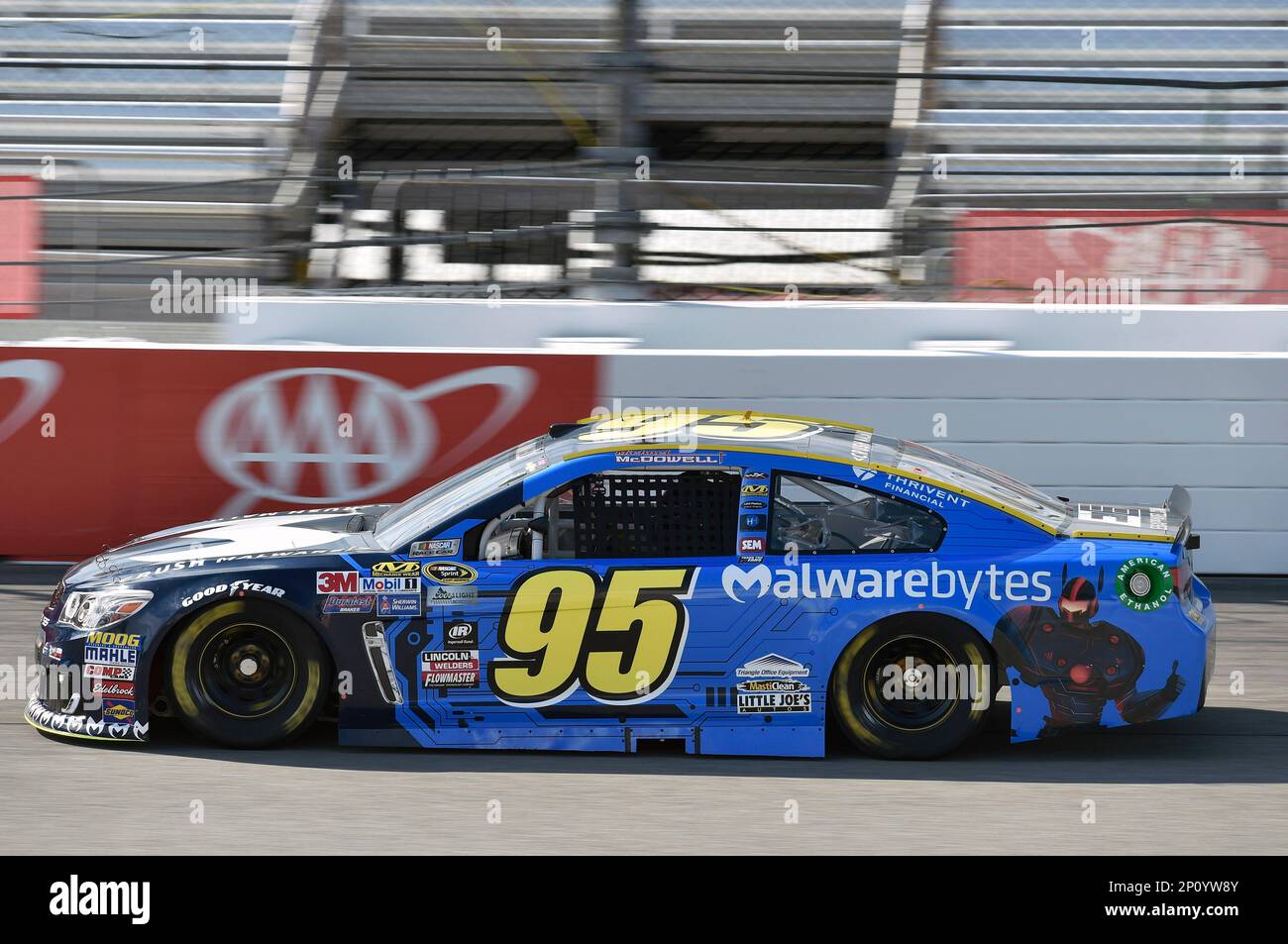 Michael McDowell, Leavine Family Racing during practice for the NASCAR ...