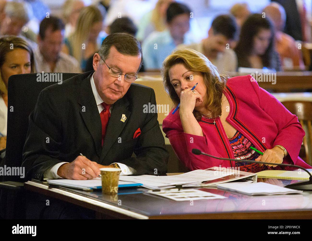 Onondaga District Attorney William Fitzpatrick, left, and St. Lawrence ...