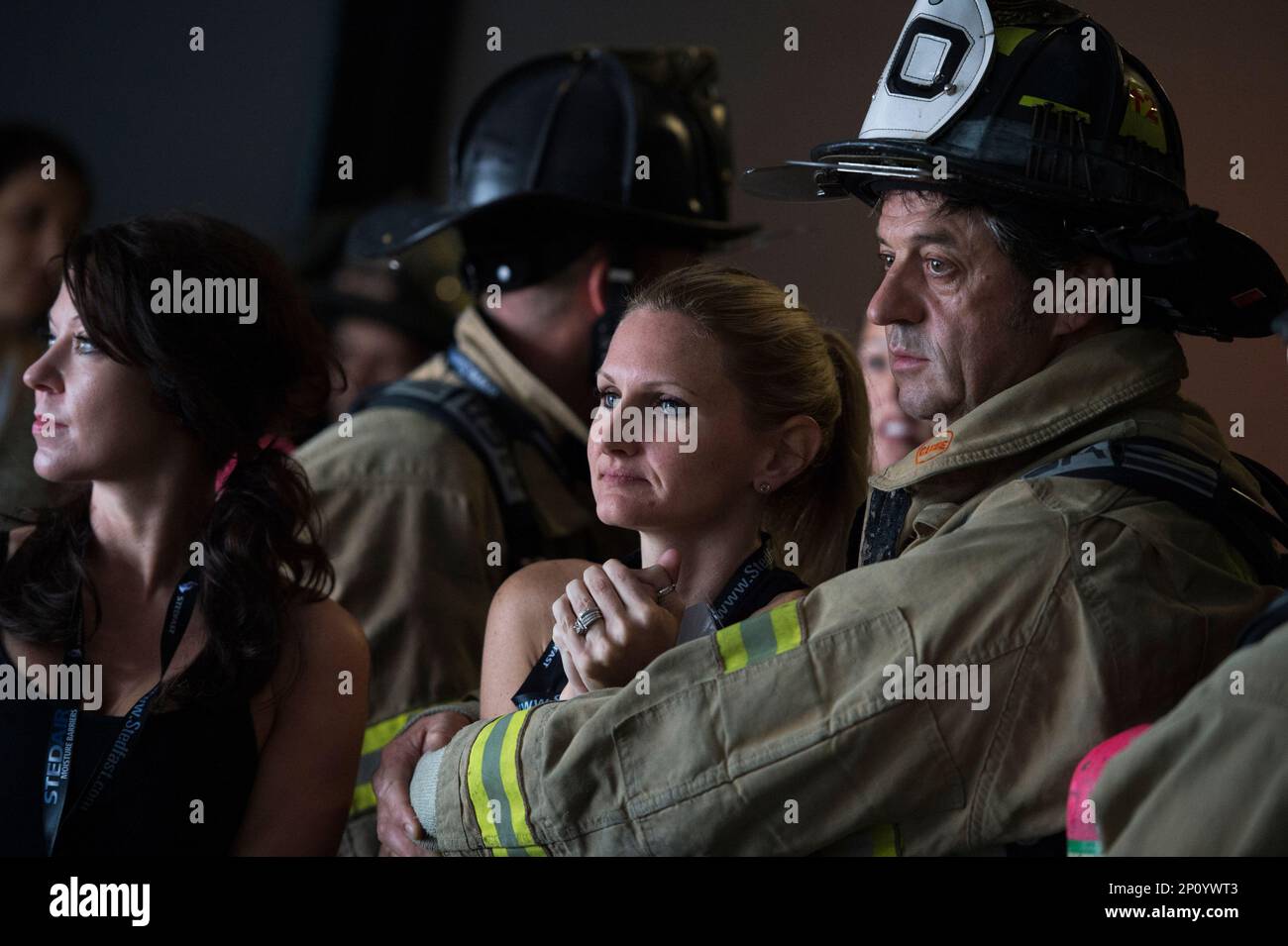 UNITED STATES - SEPTEMBER 11: Firefighter Dan LaBerge, and his wife ...