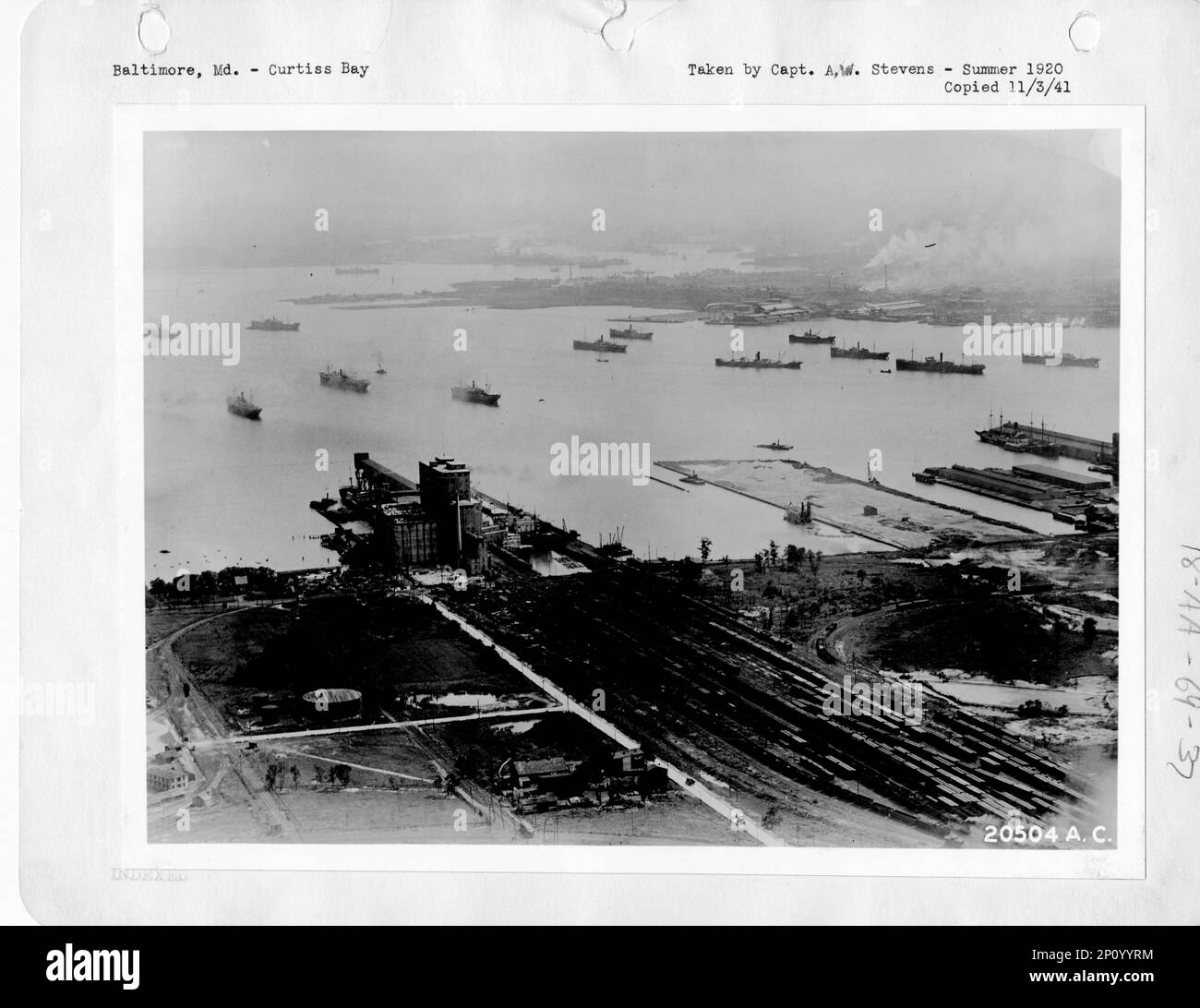 Maryland - Baltimore, Aerial Photograph Stock Photo - Alamy