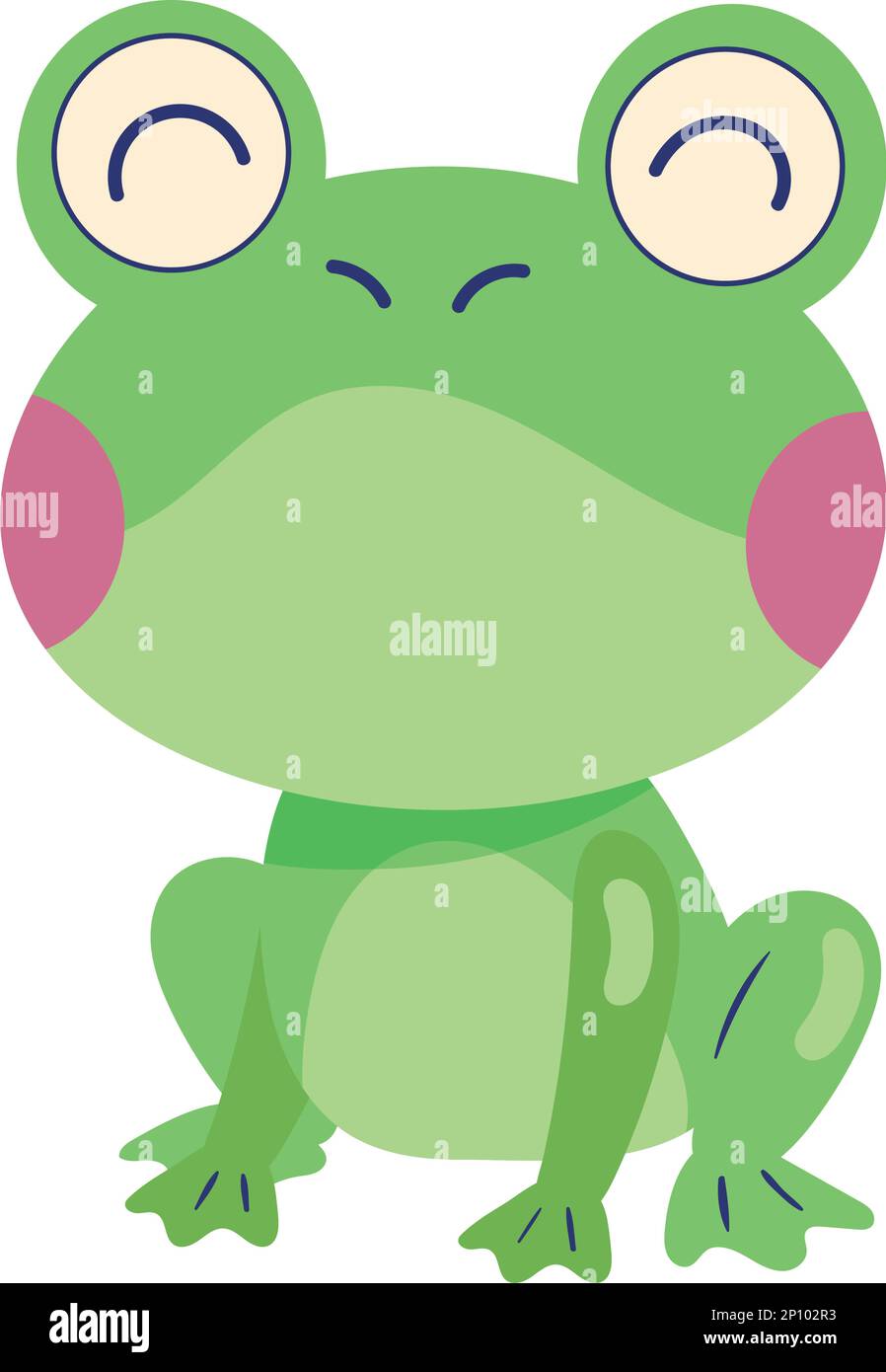 cute toad spring Stock Vector Image & Art - Alamy