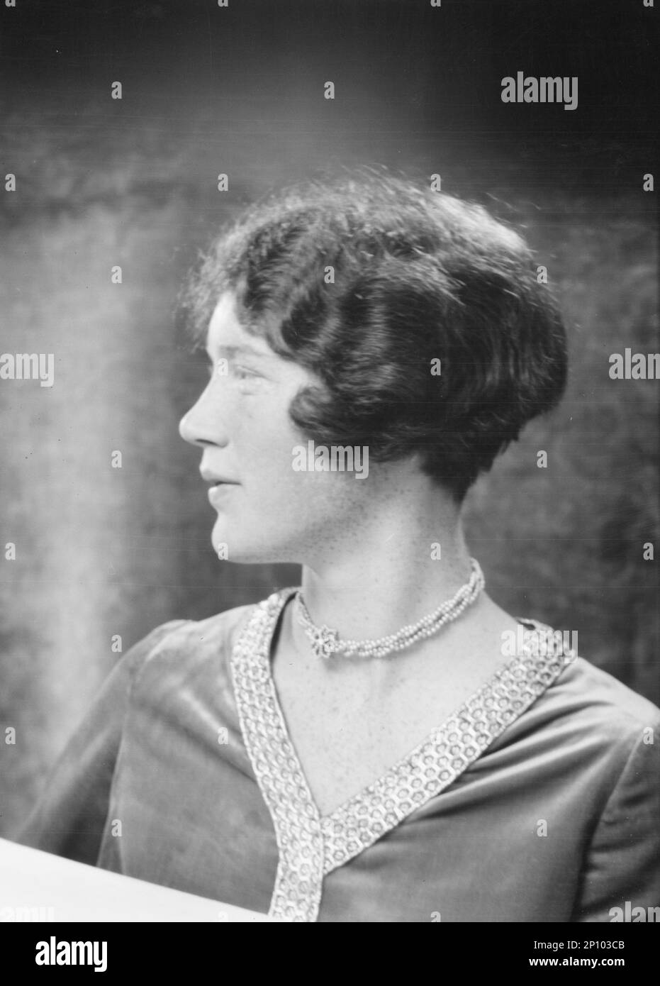 Deppeler, Constance, Miss, portrait photograph, 1924 or 1925 Stock ...