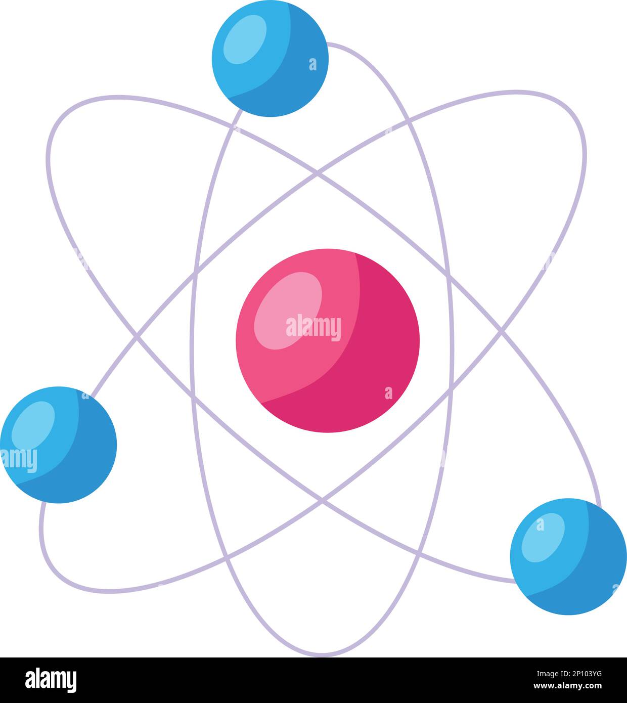atom molecule particle Stock Vector Image & Art - Alamy