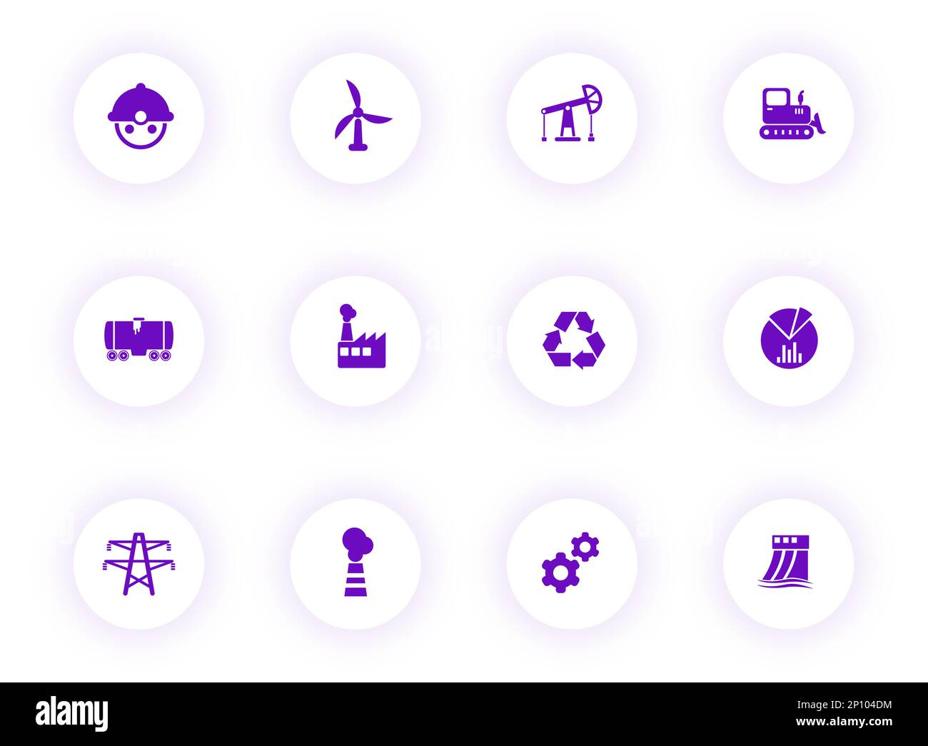 industry purple color vector icons Stock Vector Image & Art - Alamy