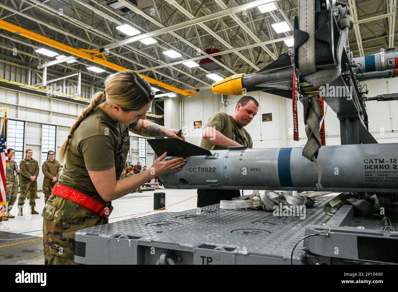 Jan 20, 2023, load crews form the 477th Aircraft Maintenance Squadron ...