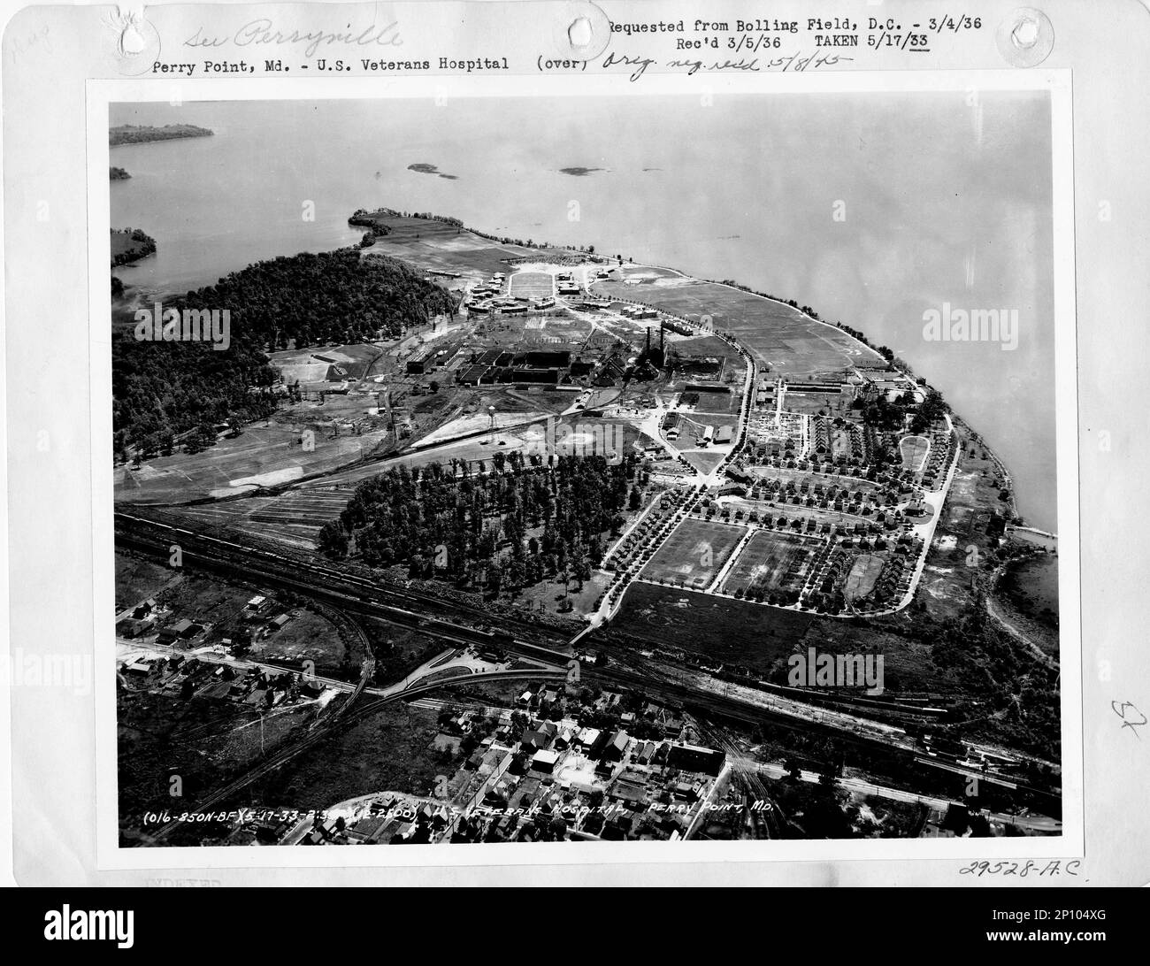 Maryland - Perry Point, Aerial Photograph Stock Photo - Alamy