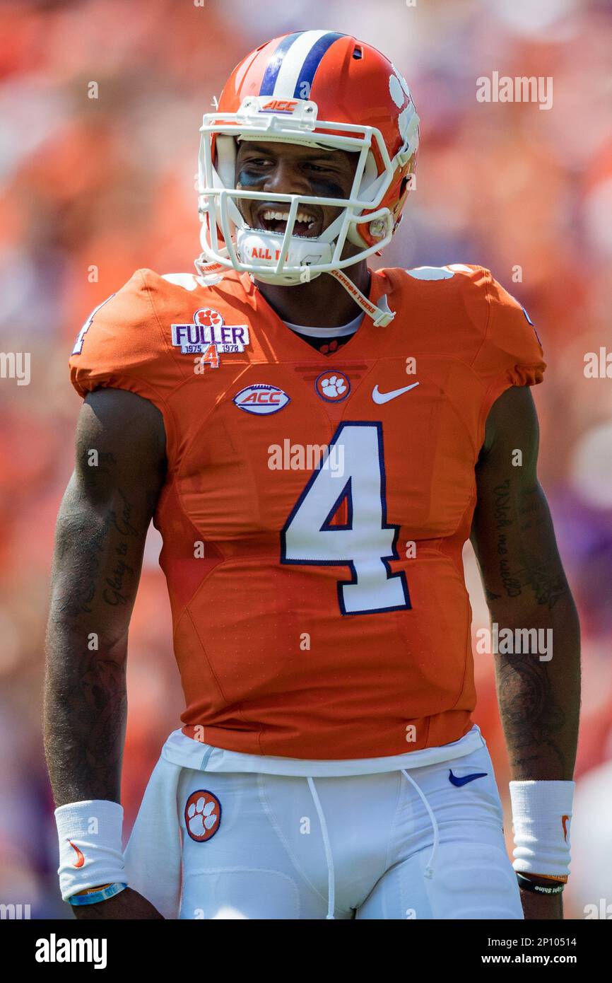 Clemson quarterback Deshaun Watson (4) during the NCAA college football ...