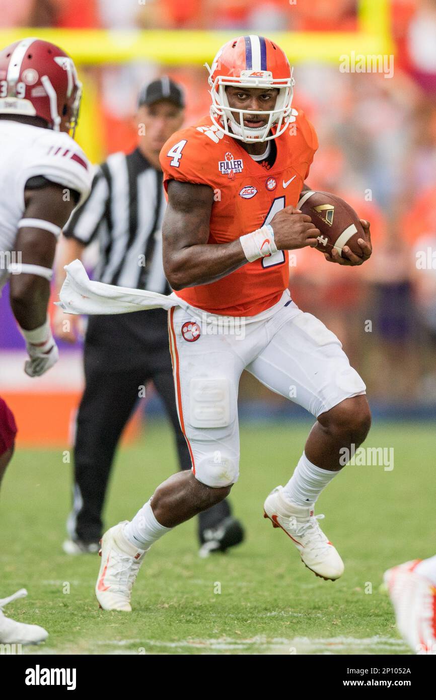 Clemson quarterback Deshaun Watson (4) during the NCAA college football ...