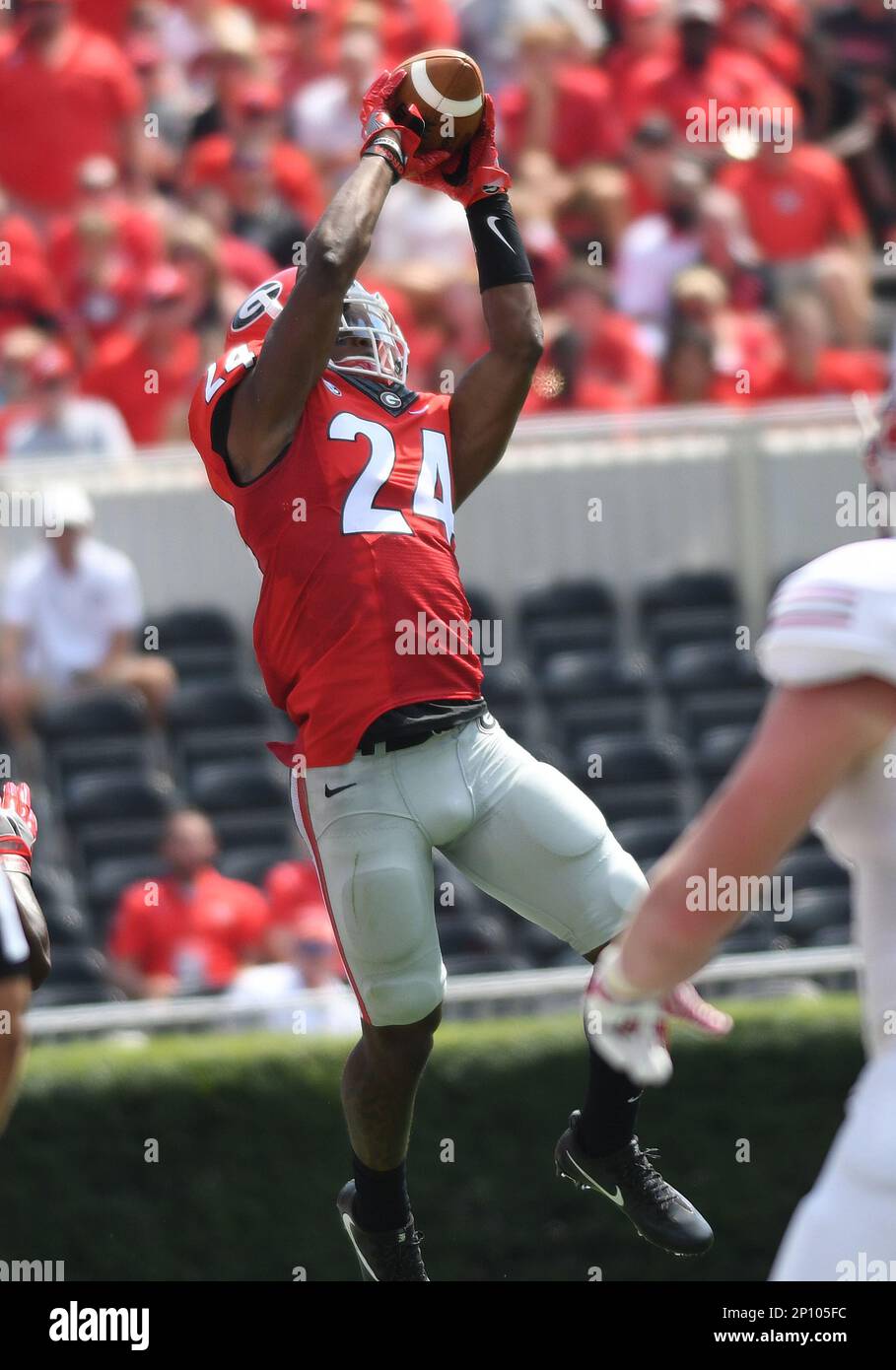 September 10, 2016: Dominick Sanders (24) Georgia Bulldogs defensive ...
