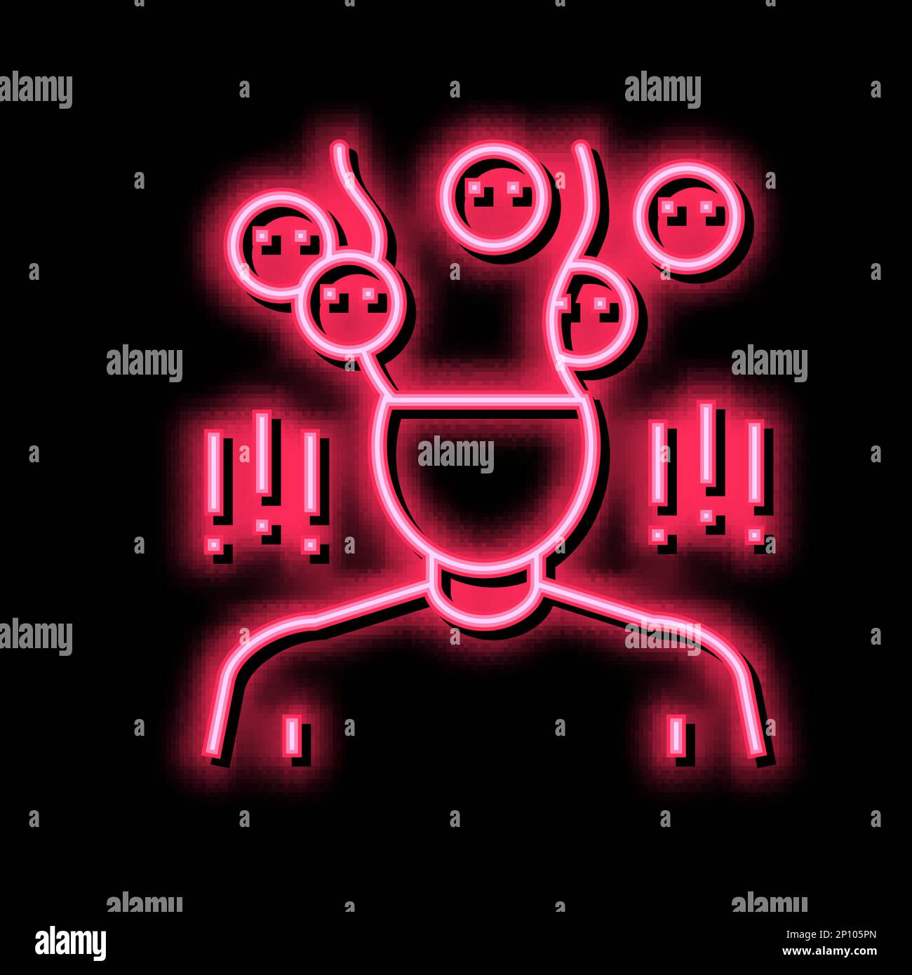 phobia psychological problems neon glow icon illustration Stock Vector ... phobia psychological problems neon glow icon illustration Stock Vector ...