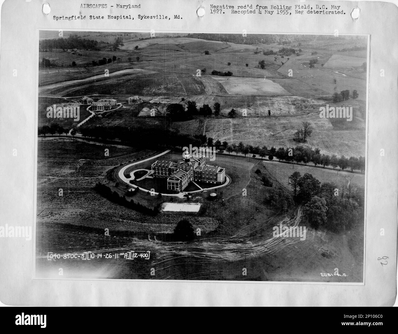 Maryland - Sykesville, Aerial Photograph Stock Photo - Alamy