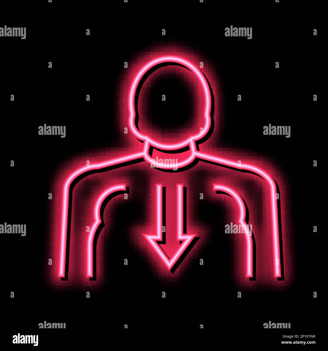 bulimia psychological problems neon glow icon illustration Stock Vector ... bulimia psychological problems neon glow icon illustration Stock Vector ...