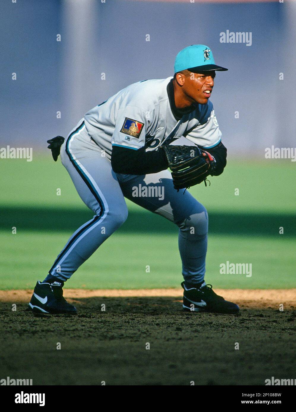 10 Apr. 1994: Florida Marlins shortstop Alex Arias (26) in action ...