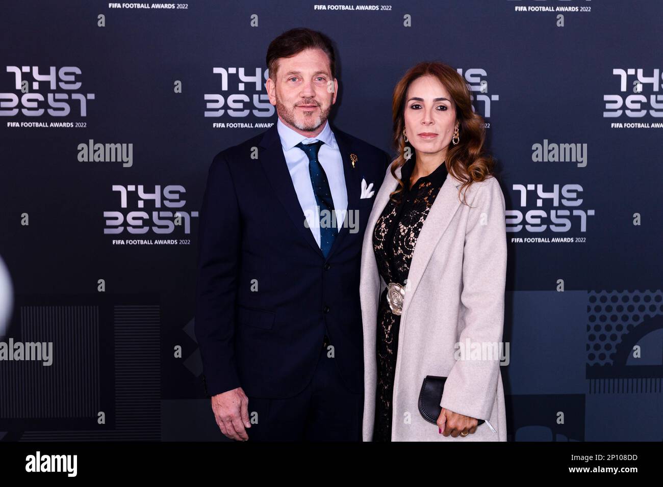 Paris, France - February 27: President CONMEBOL Alejandro Dominguez and ...