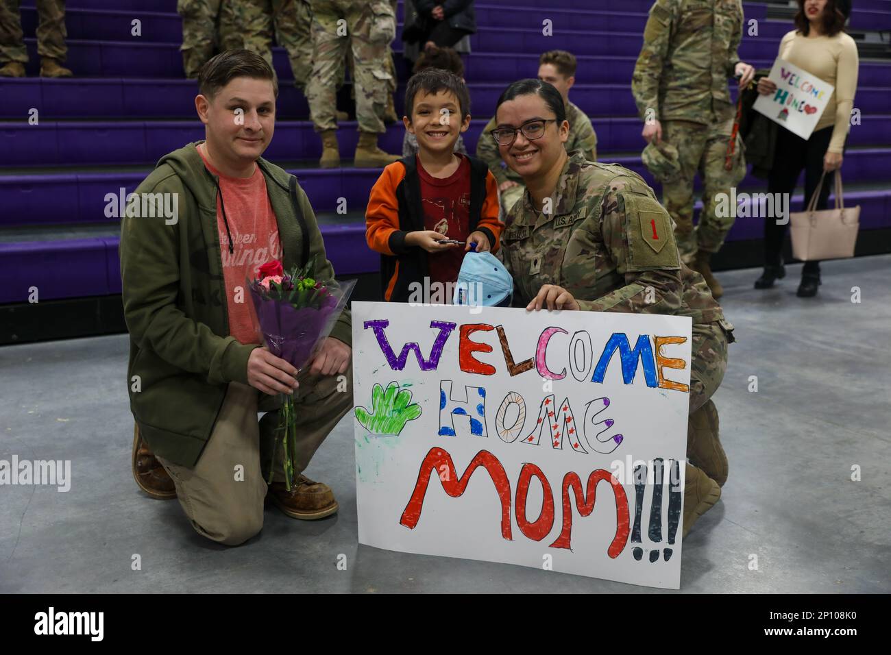 U.S. Army Spc. Deanna Perilloux assigned to the 1st Infantry Division ...