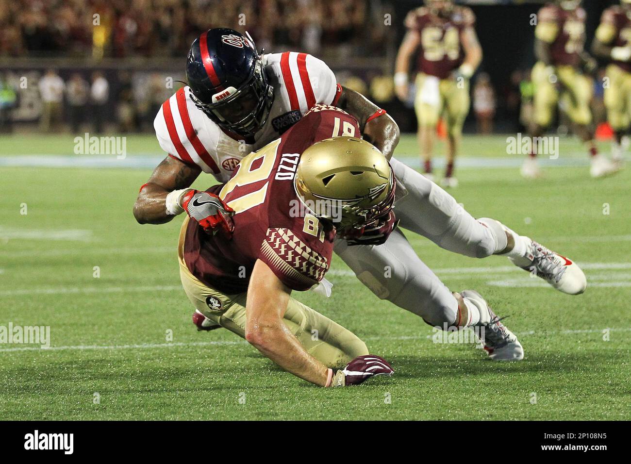 05 September 2016: Florida State Seminoles tight end Ryan Izzo (81) is ...