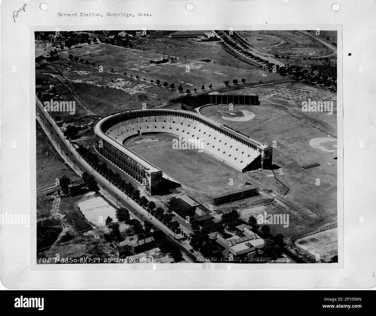 Massachusetts - Harvard Stadium, Aerial Photograph Stock Photo - Alamy