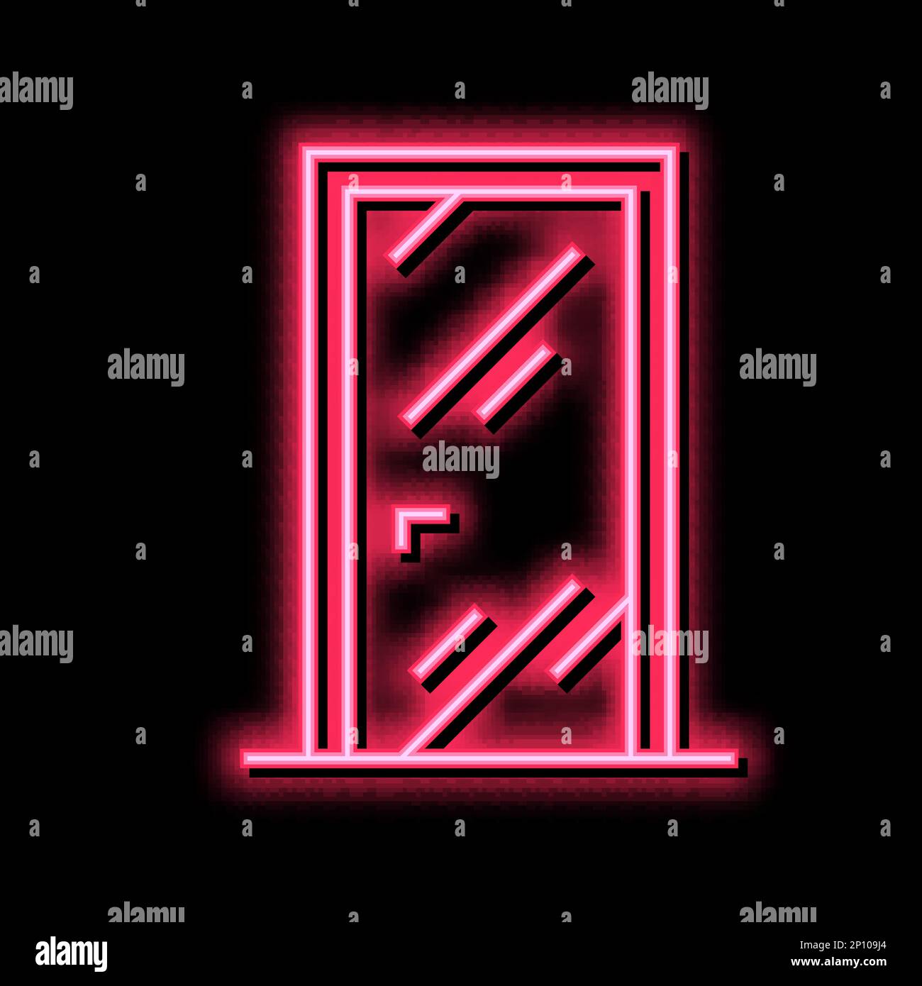 Glass door handle knob Stock Vector Images - Alamy