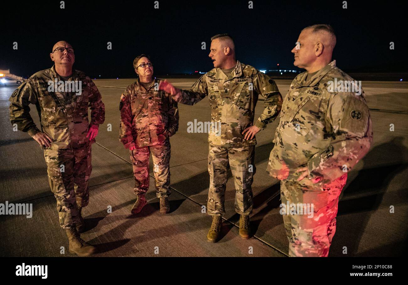 The 38th Regional Support Group Command Sgt. Maj. Derek Andrasic, the ...