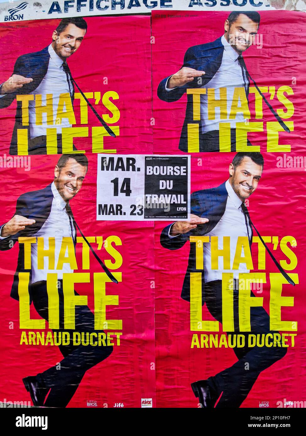 French comedian Arnaud Ducret performs in Lyon, France Stock Photo - Alamy