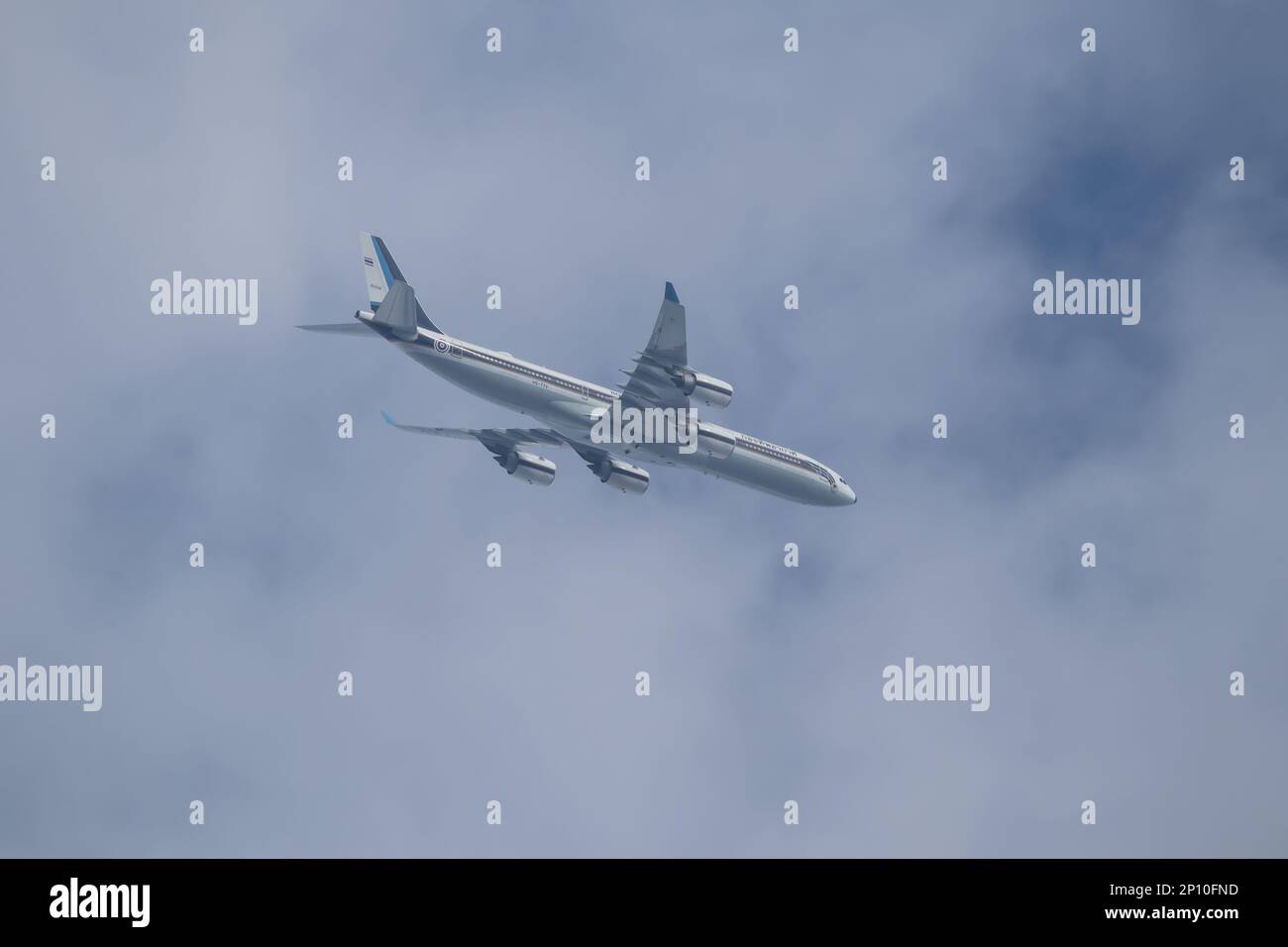 Chiangmai, Thailand - December 8 2022: HS-TYV Airbus A340-500 of Royal ...