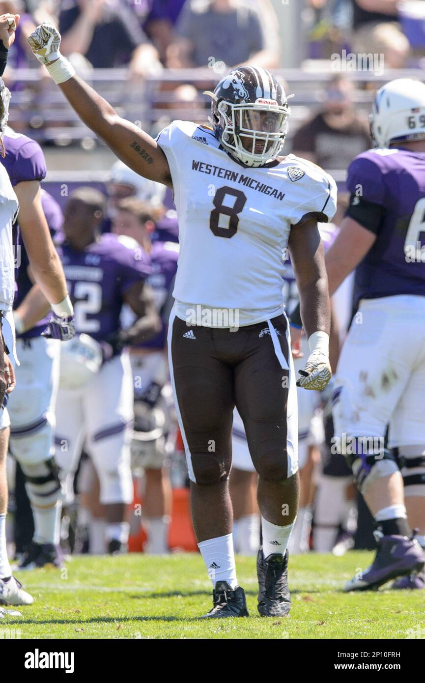 3 September 2016: Western Michigan Broncos linebacker Caleb Bailey (8 ...