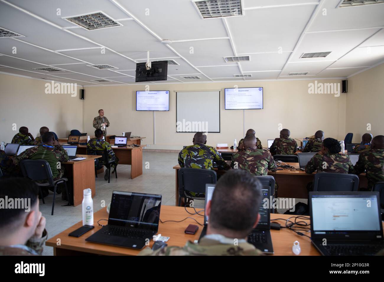 U.S. Army Illinois National Guard Chief Warrant Officer Cory Richardson, with the 176th Cyber ...