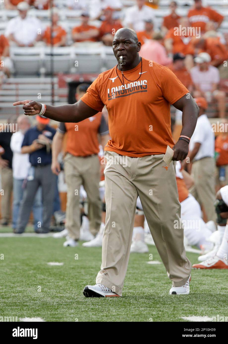 September 4, 2016: Texas Longhorns strength and conditioning coach Pat ...