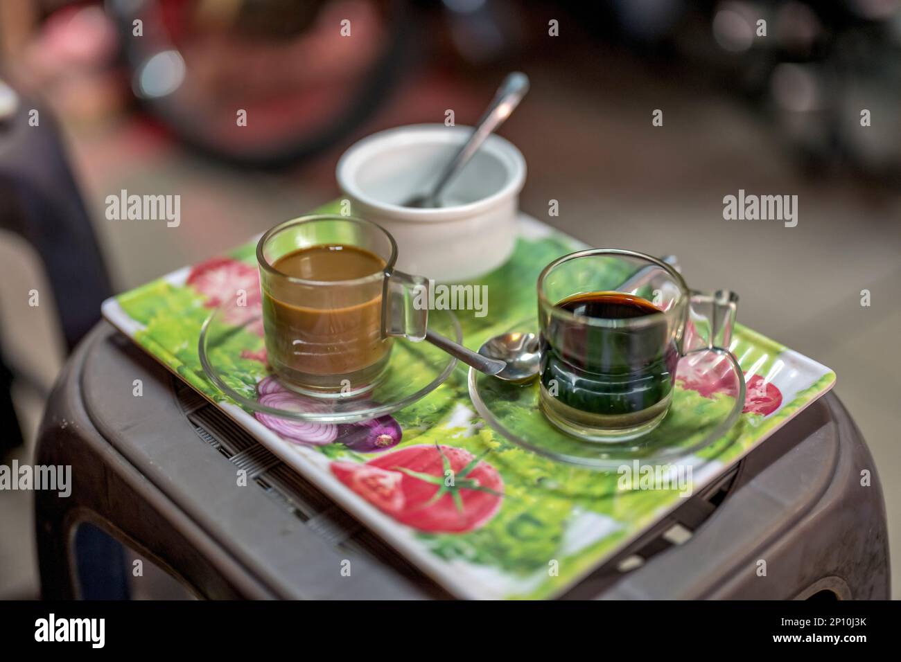 Cheo Leo Cafe, The Oldest Coffee Shop Stock Photo - Alamy