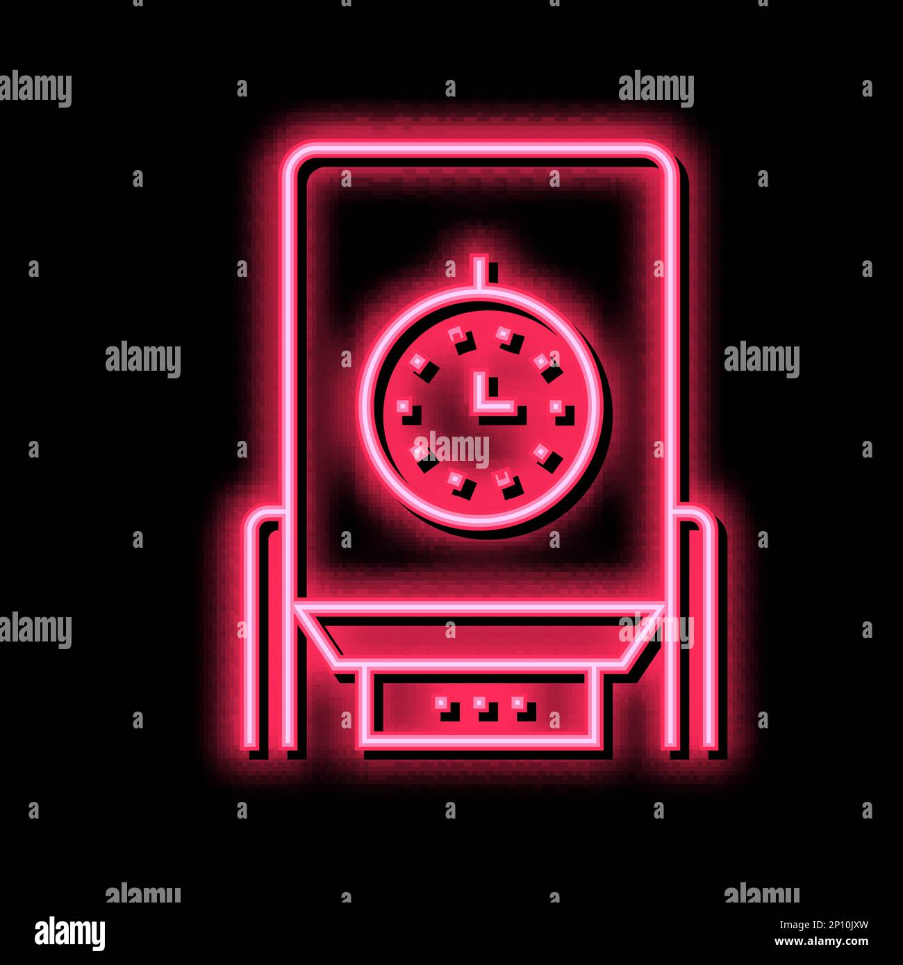 Paper roll machine cutting Stock Vector Images - Alamy