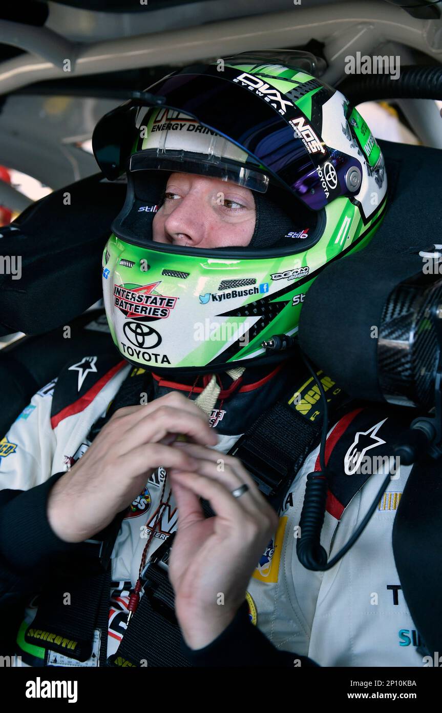 Kyle Busch, Interstate Batteries Toyota Camry during practice for the ...
