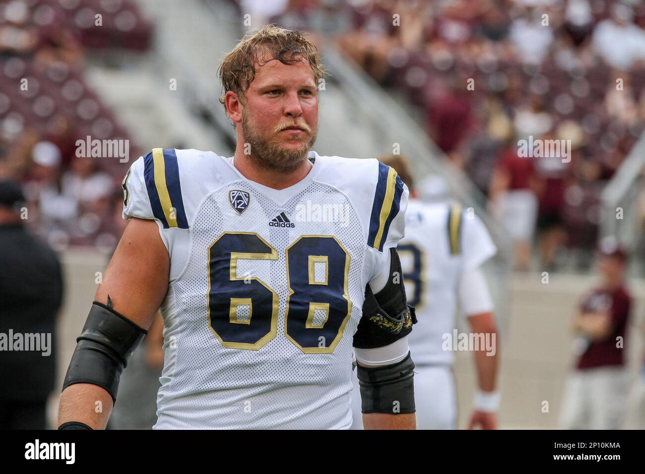 September 3, 2016 College Station, TX..UCLA Offensive lineman Conor ...