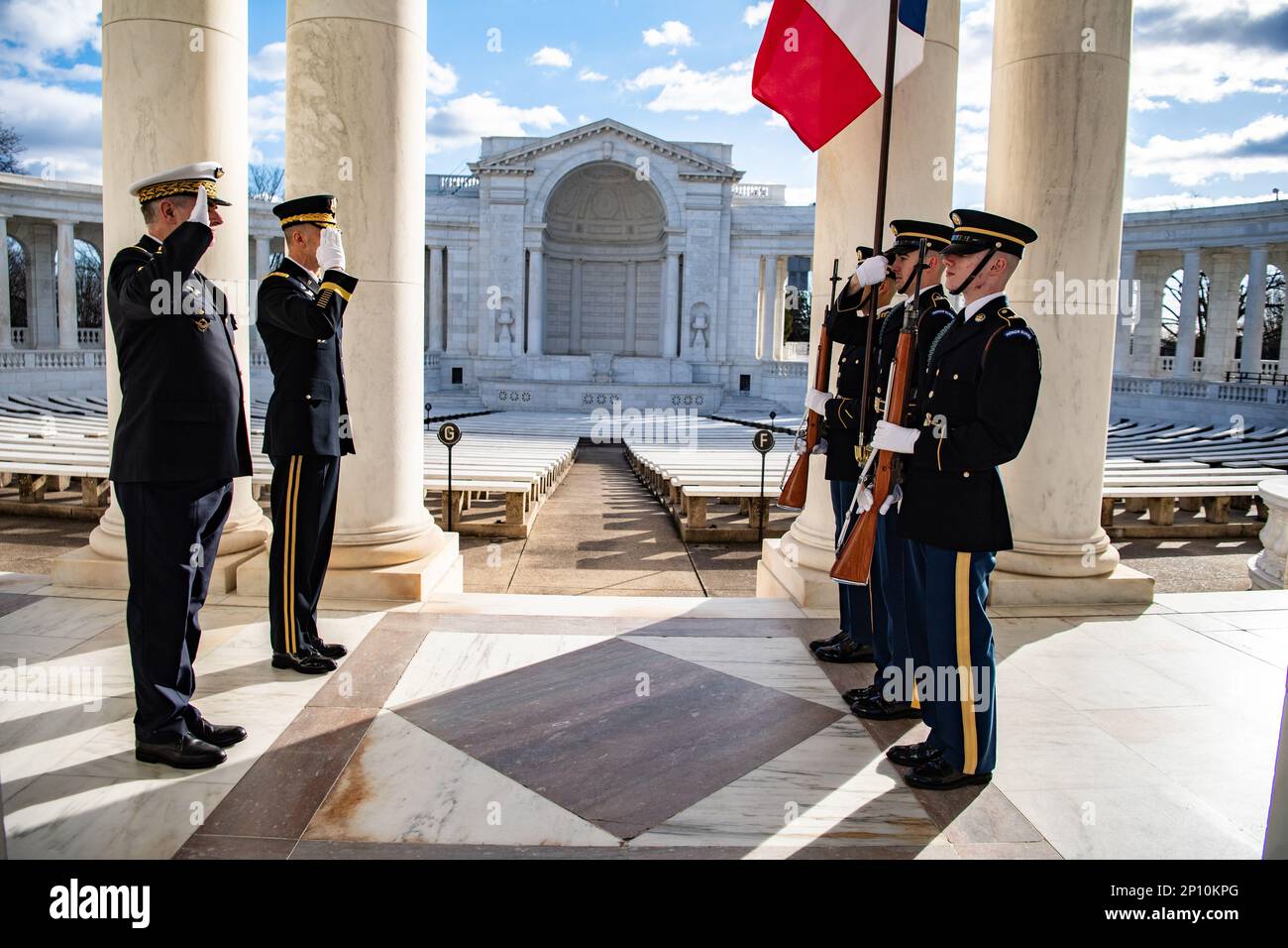France Vice Chief of Defense Gen. Eric Autellet (left) and Maj. Gen ...