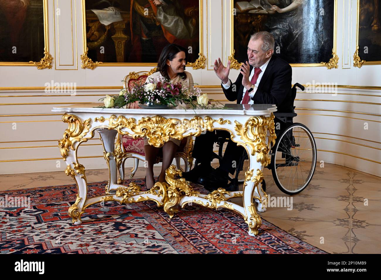 Prague, Czech Republic. 03rd Mar, 2023. Czech President Milos Zeman ...