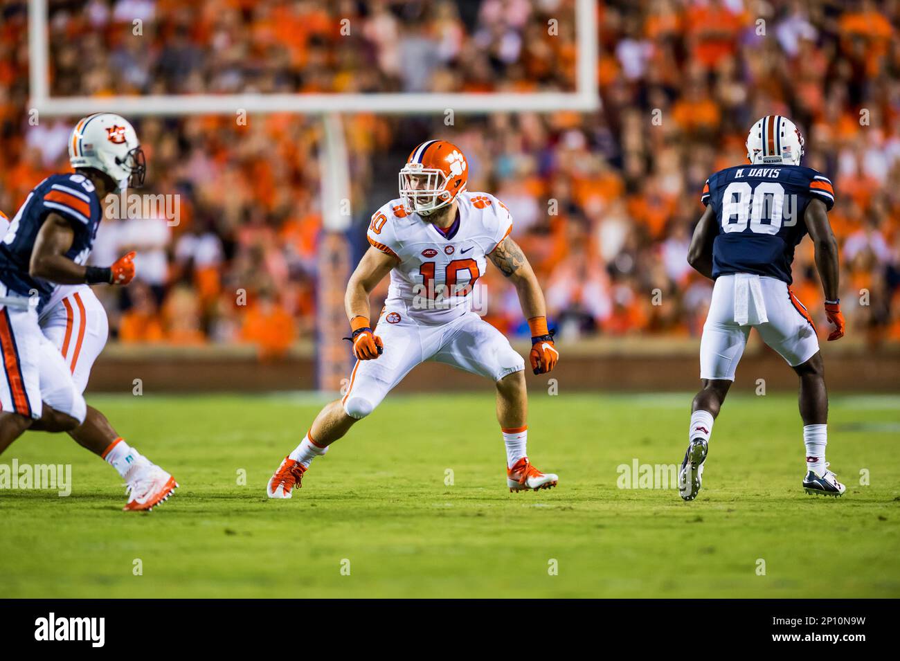 Clemson Tigers linebacker Ben Boulware (10) during the NCAA football ...
