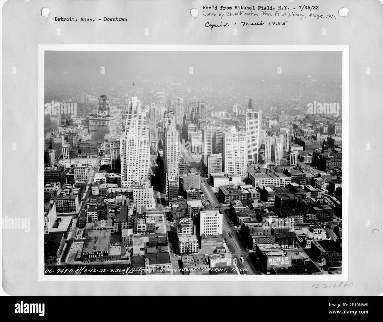 Michigan - Detroit, Aerial Photograph Stock Photo - Alamy