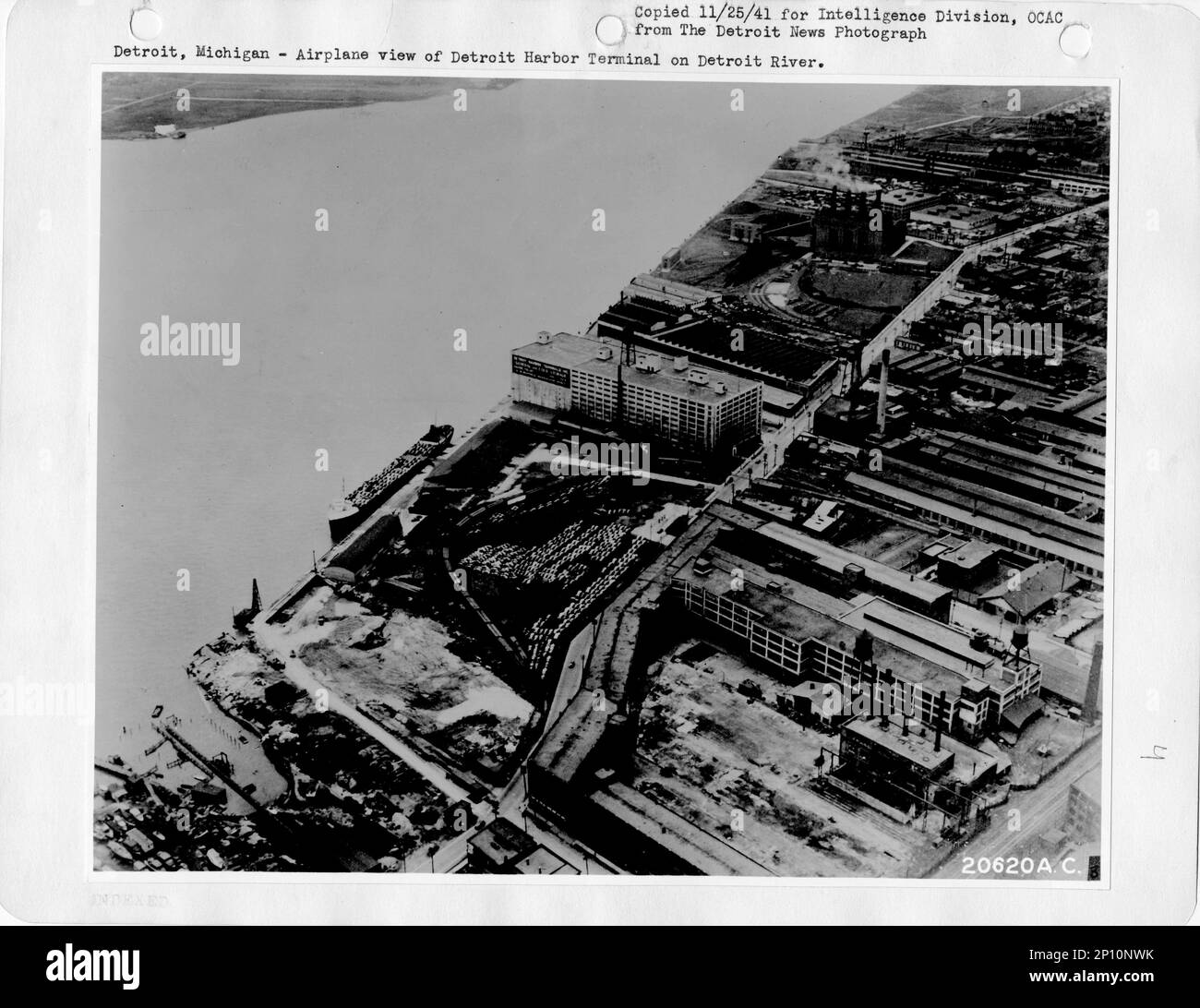 Michigan - Detroit, Aerial Photograph Stock Photo - Alamy