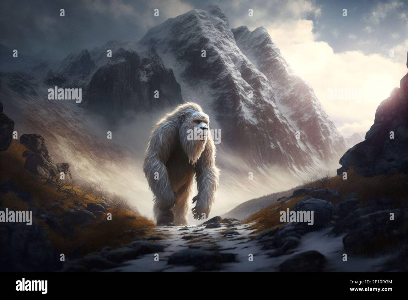 Yeti snow hi-res stock photography and images - Alamy