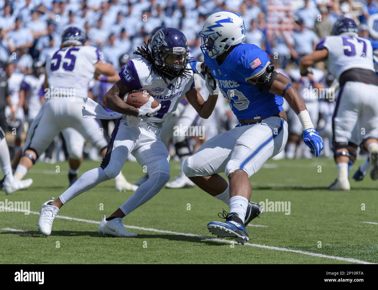 03 September 2016: Abilene Christian University WR DeShun Qualls (2 ...