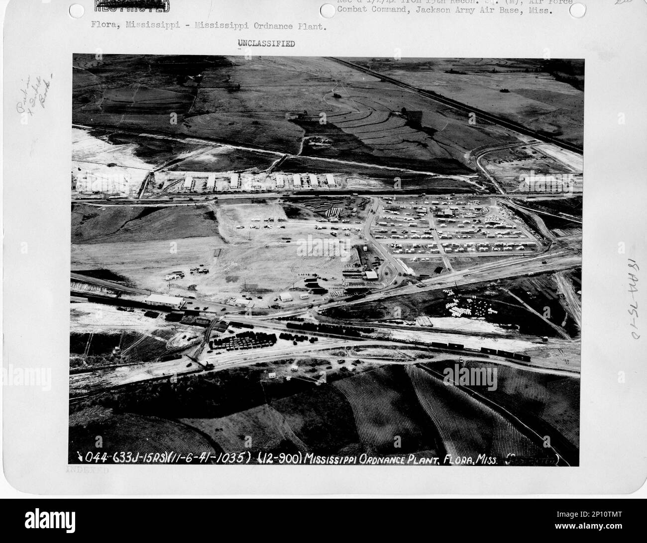 Mississippi - Flora, Aerial Photograph Stock Photo - Alamy