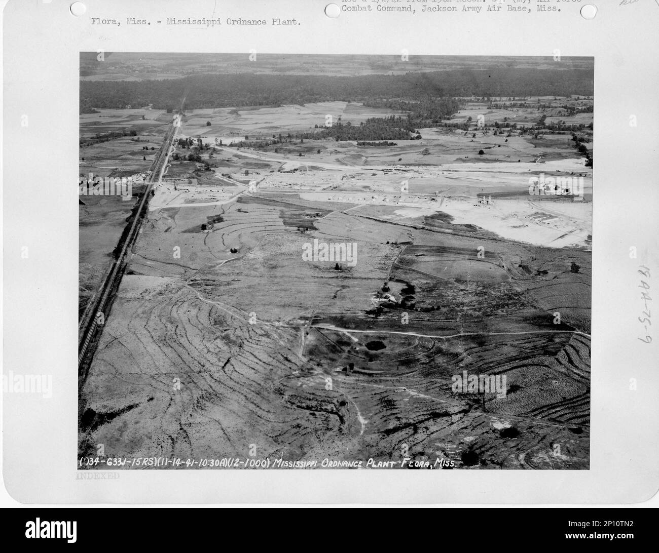 Mississippi - Flora, Aerial Photograph Stock Photo - Alamy