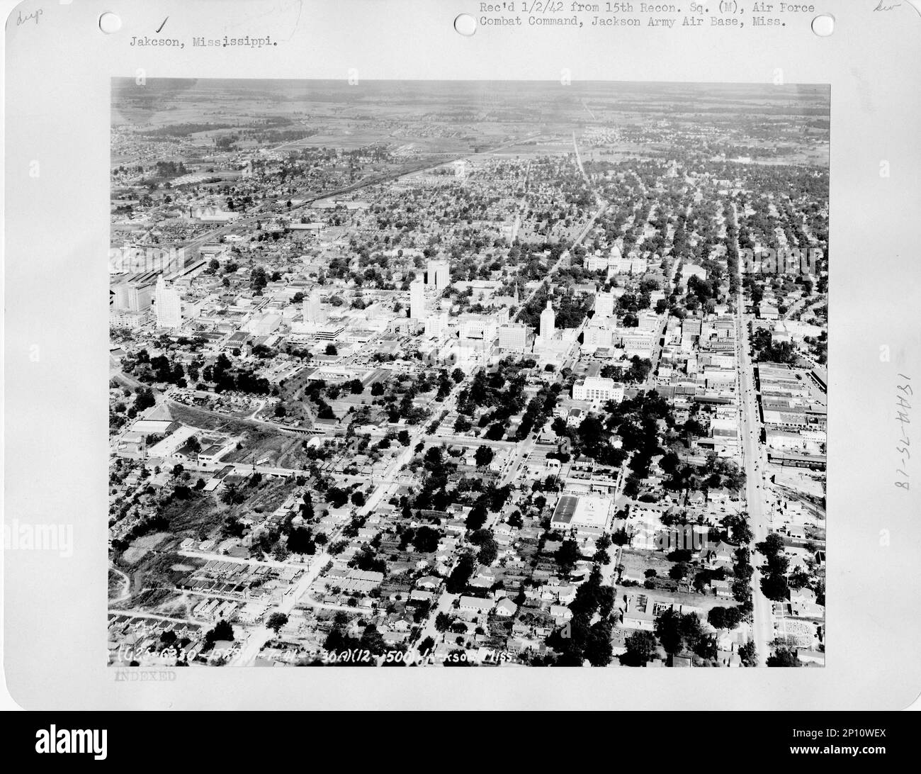 Mississippi - Jackson, Aerial Photograph Stock Photo - Alamy