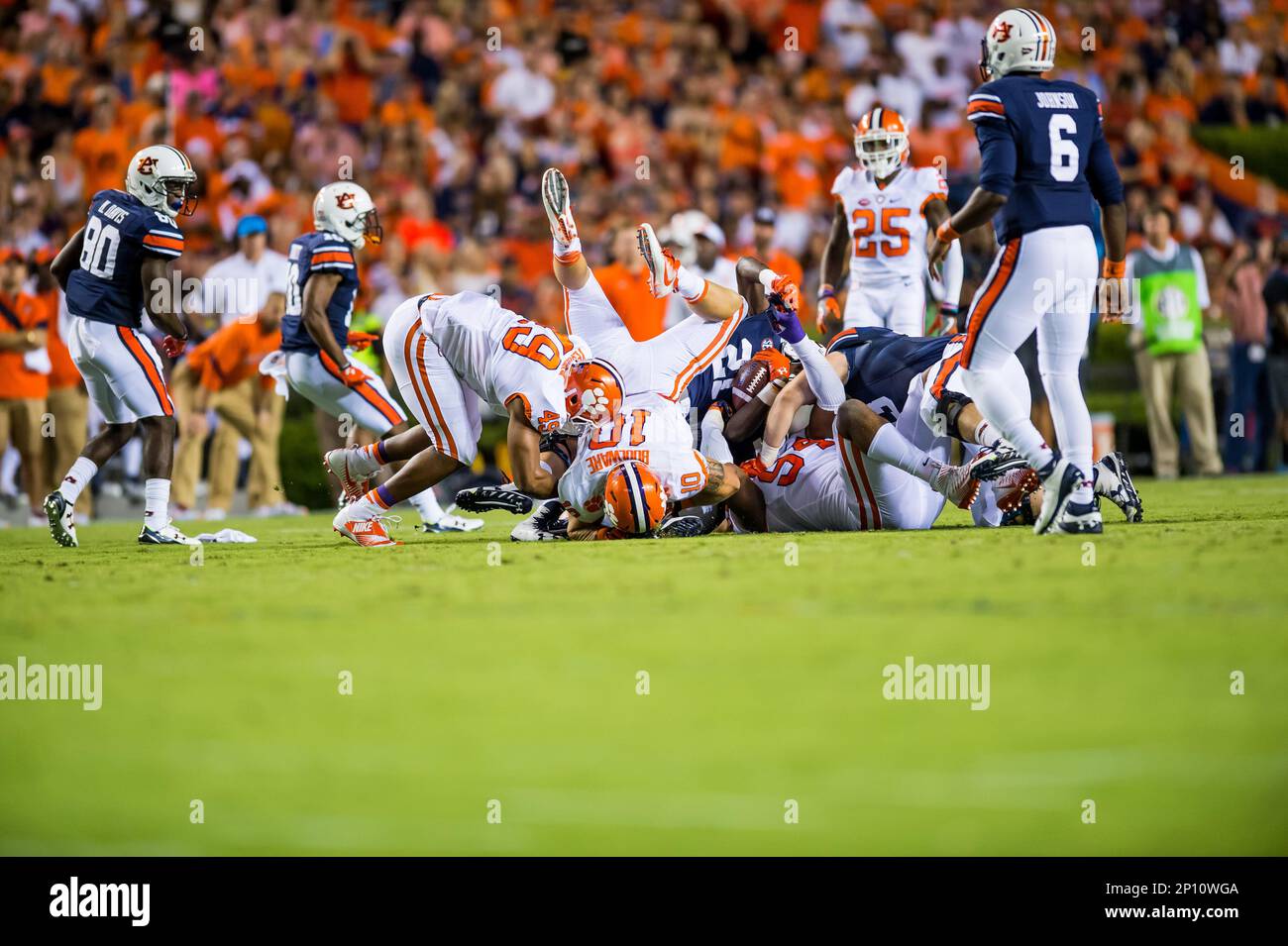 Clemson Tigers linebacker Ben Boulware (10) during the NCAA football ...